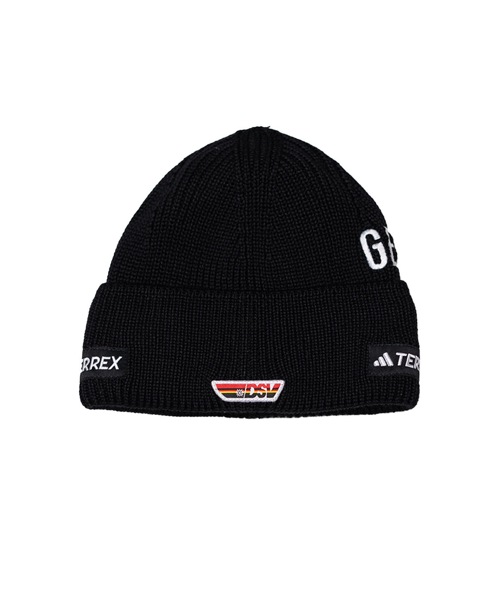 adidas TERREX DSV Beanie Warm mit Umschlag - schwarz – DSV-Shop